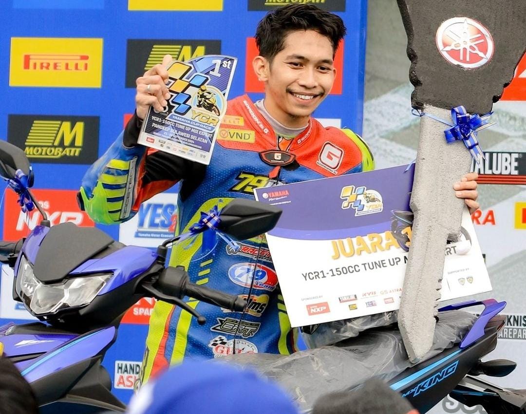YCR Pangkep: Masih Dibekap Cidera, Alfath Raih Hadiah Motor di YCR1 ...