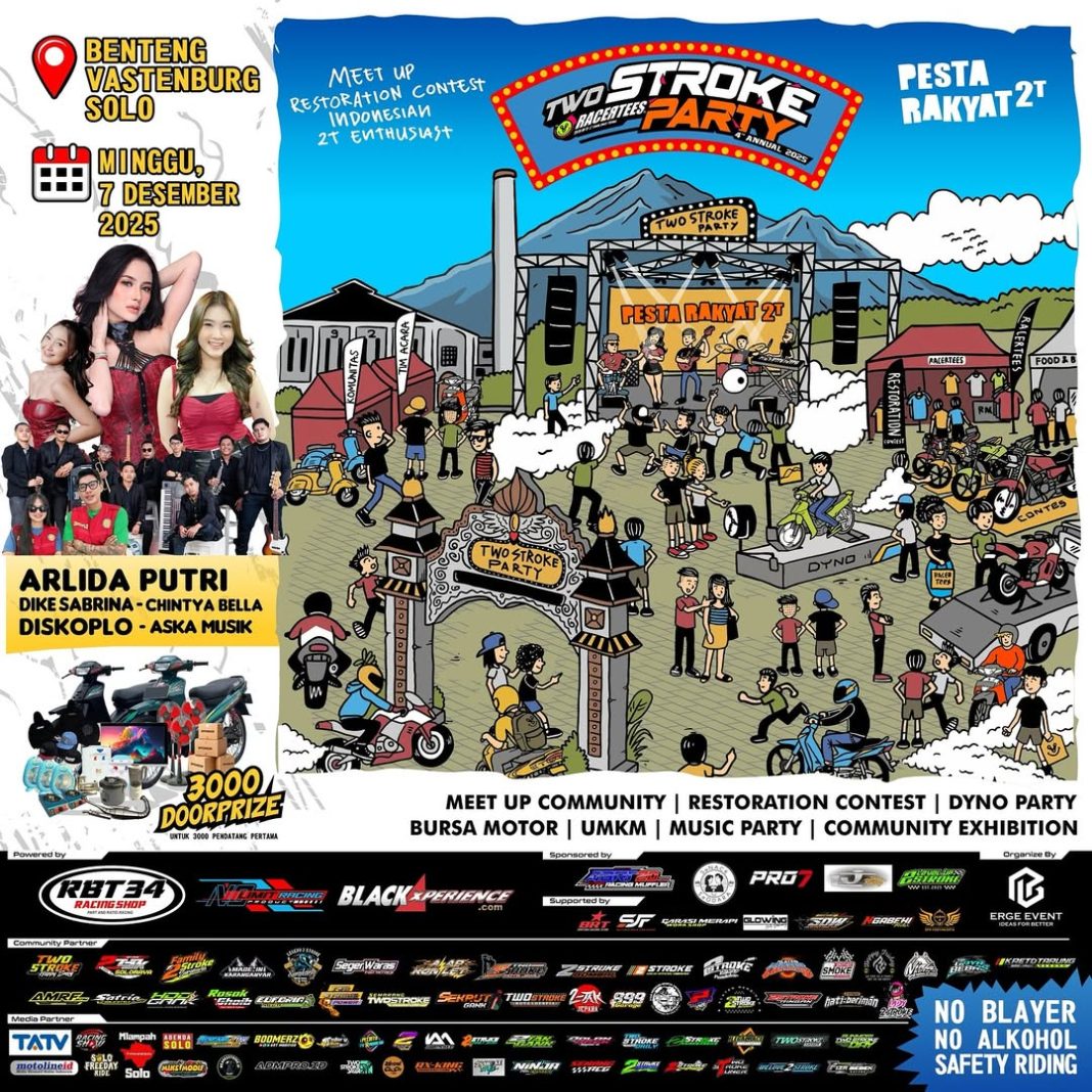 Siap-siap Two Stroke Party Siap Tampil Lebih Bergairah Di Benteng ...