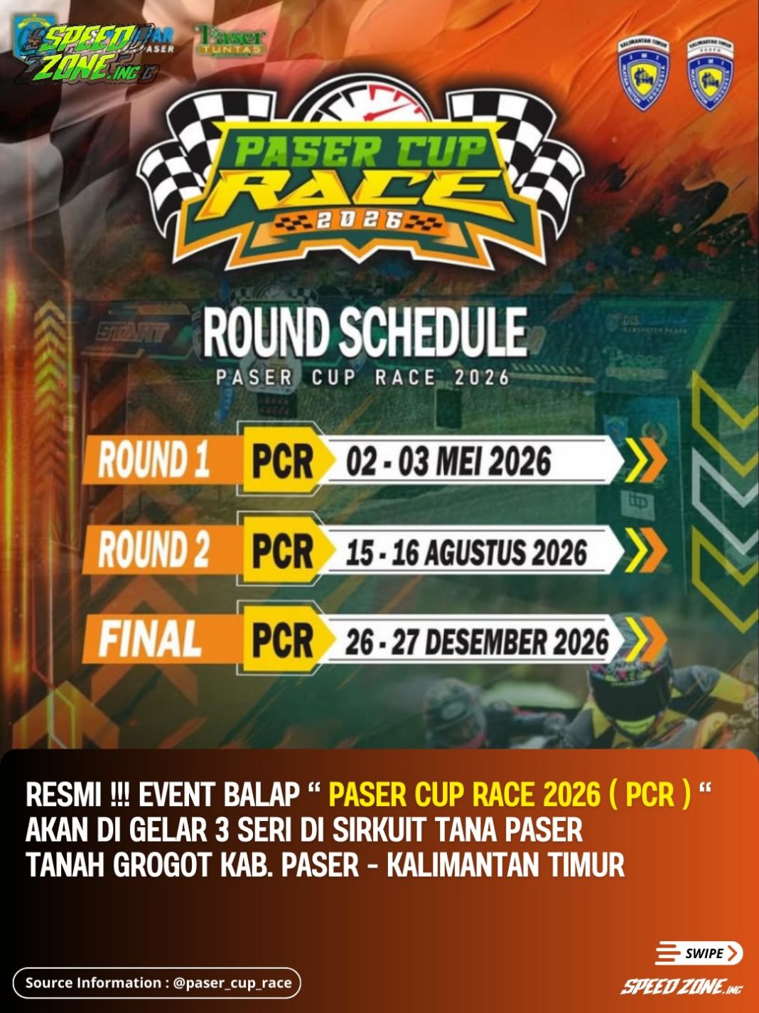 Atmosfer Balap Kian Terasa, Paser Cup Race 2026 Siap Dimulai - OtomotifZone